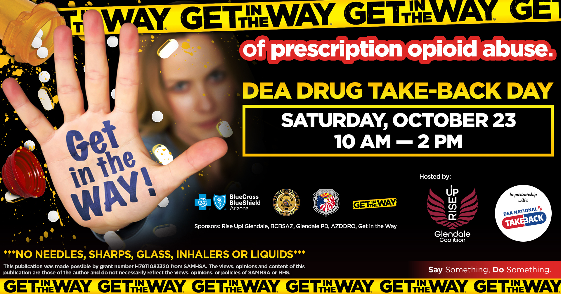 DEA National Prescription Drug Take Back Day – Rise Up! Glendale